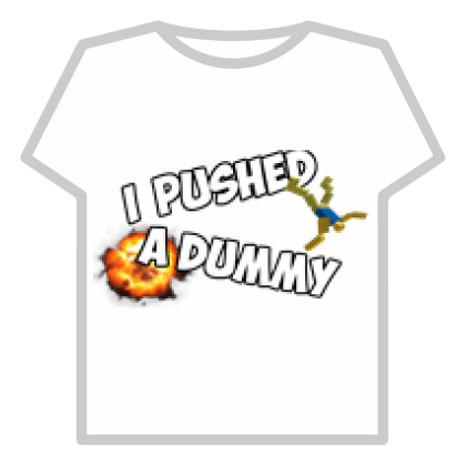 I Pushed A Dummy! - Roblox